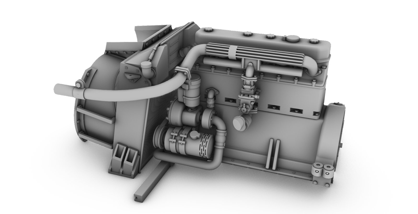 1/35 3142 Engine Pz.38(t)E/F