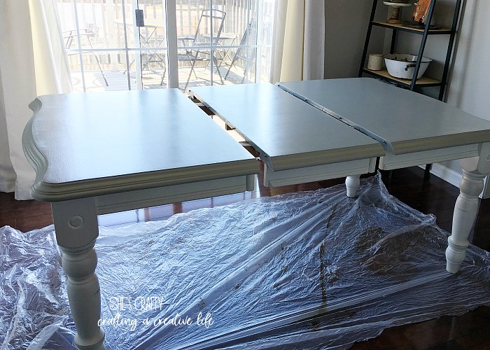 She's Crafty: How to Strip and Stain a dining room table