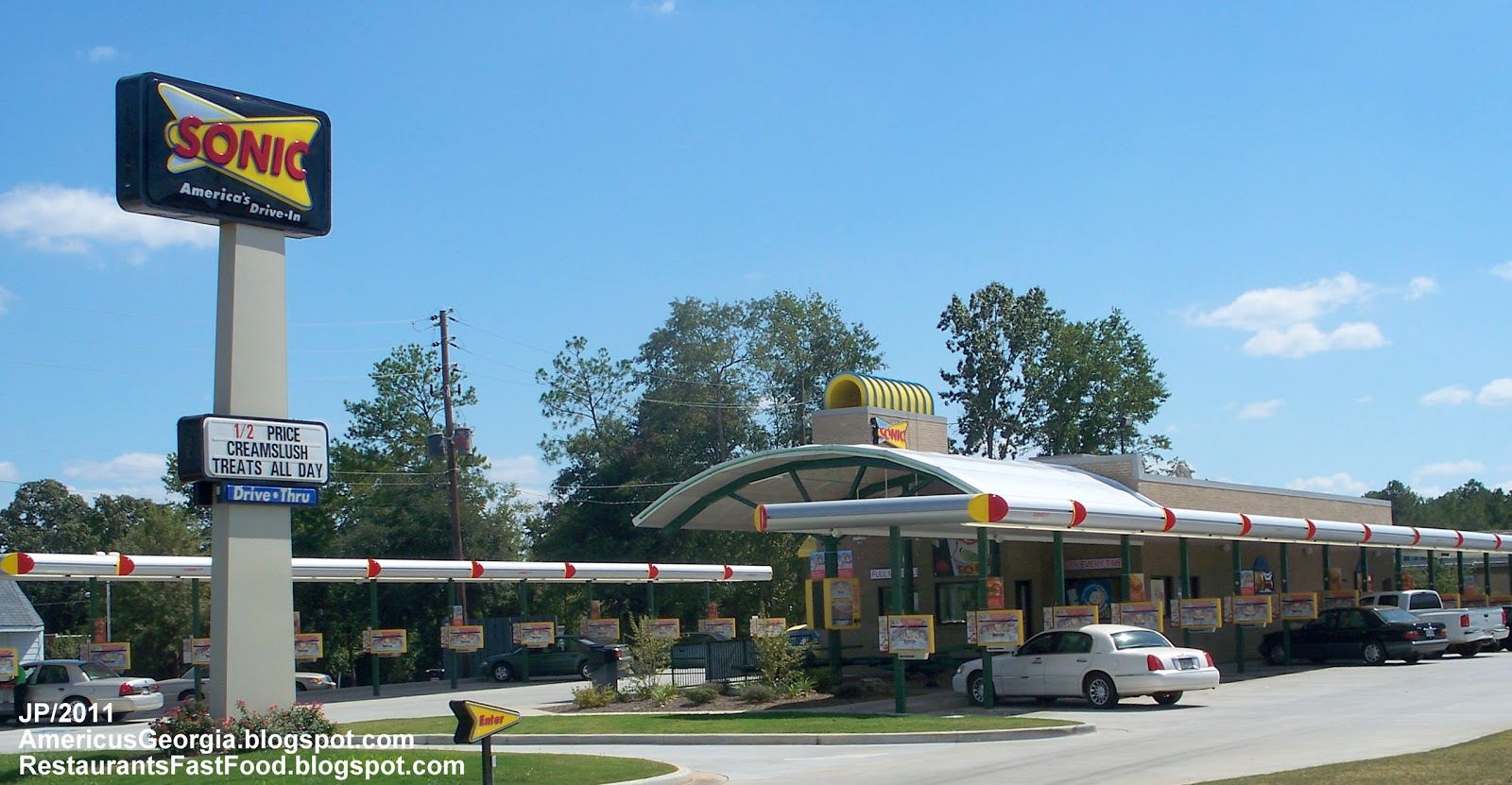 Restaurant Fast Food Menu McDonald's DQ BK Hamburger Pizza Mexican Taco ...