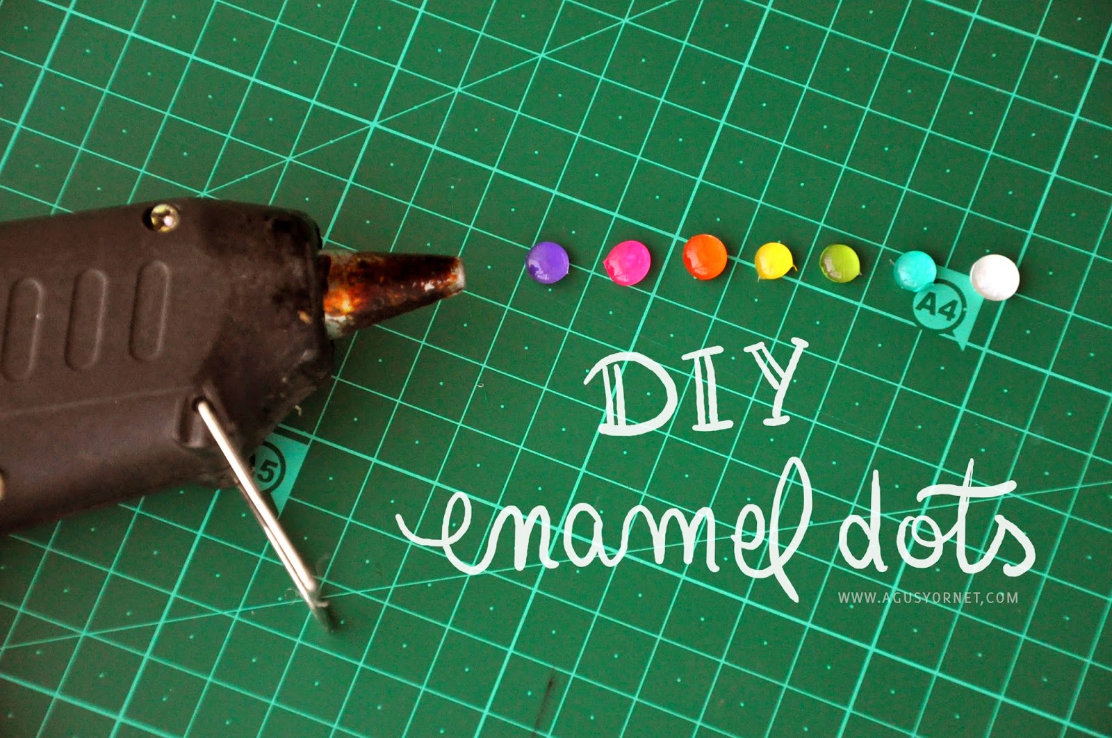 DIY: Enamel Dots | Agus Yornet Blog