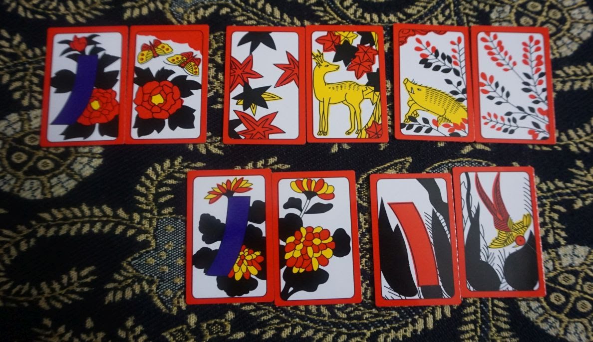 Hiew's Boardgame Blog: Hanafuda (Japanese traditional game) - Koi Koi