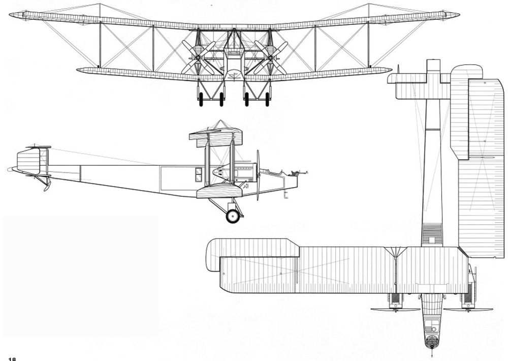 Авиация Великой войны 1914 - 1918: Handley Page Type O/400