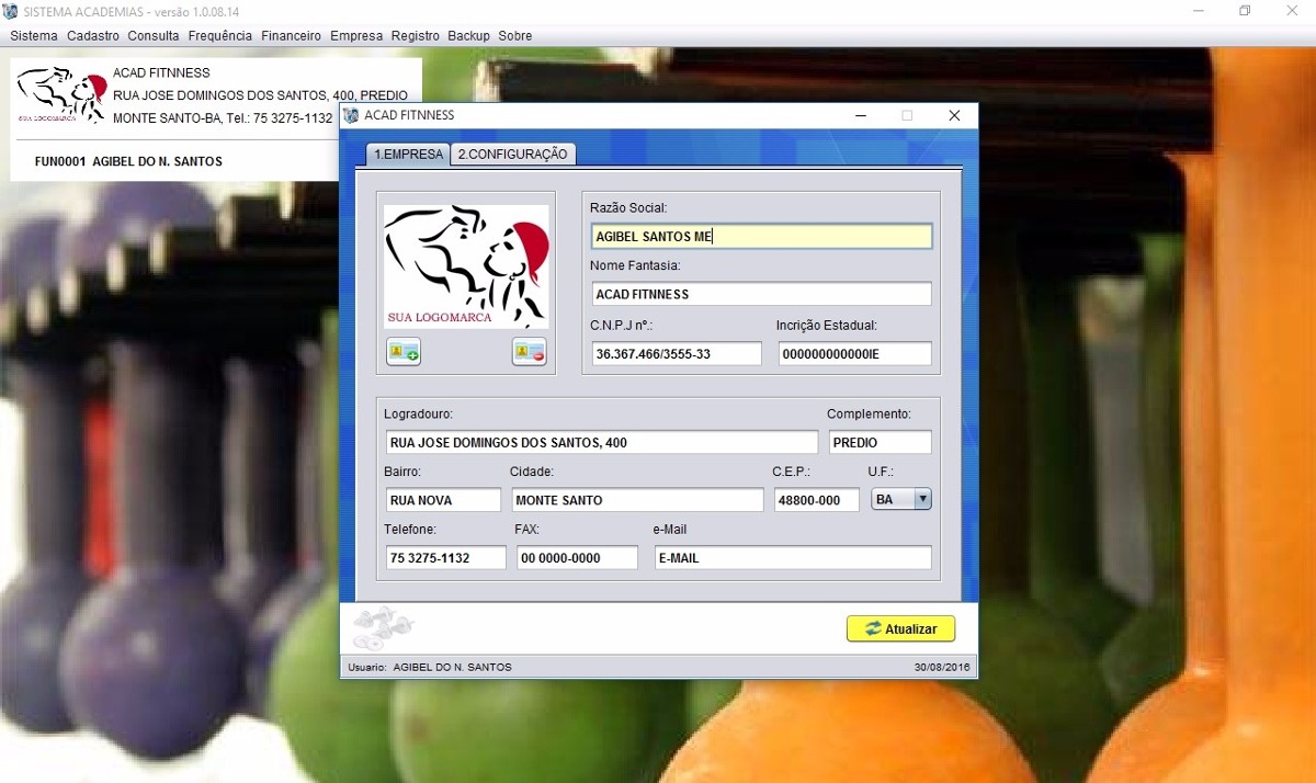 Código Fonte Do Sistema academias - Java Netbeans + Mysql - Ponto Digital