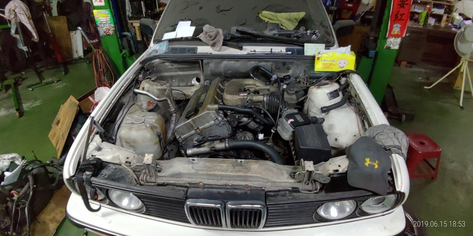 深夜車行 Midnight Garage: BMW E30 M42 引擎移植