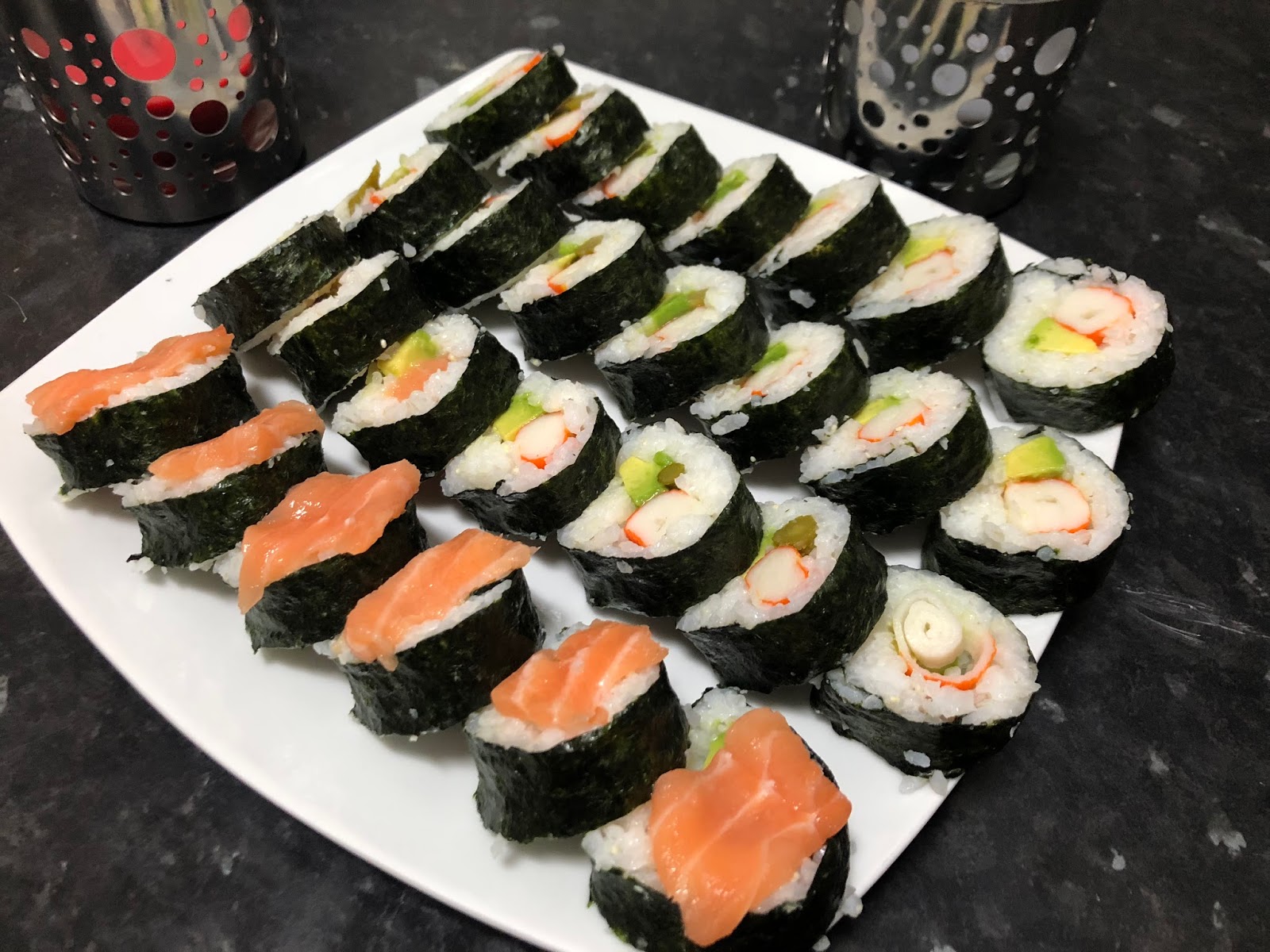 طريقة جد سهلة لتحظير سوشي لذيذ في البيت🍣🍣🍣 Como hacer suchi en la casa ...