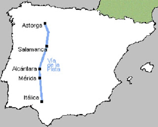 Almacén de clásicas: MAPAS DE LAS CALZADAS ROMANAS