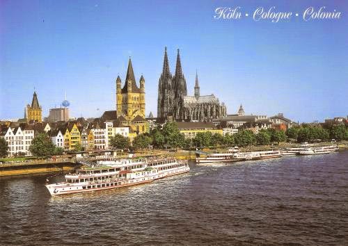 Beautiful Travel Postcard: Colonge (Germany)