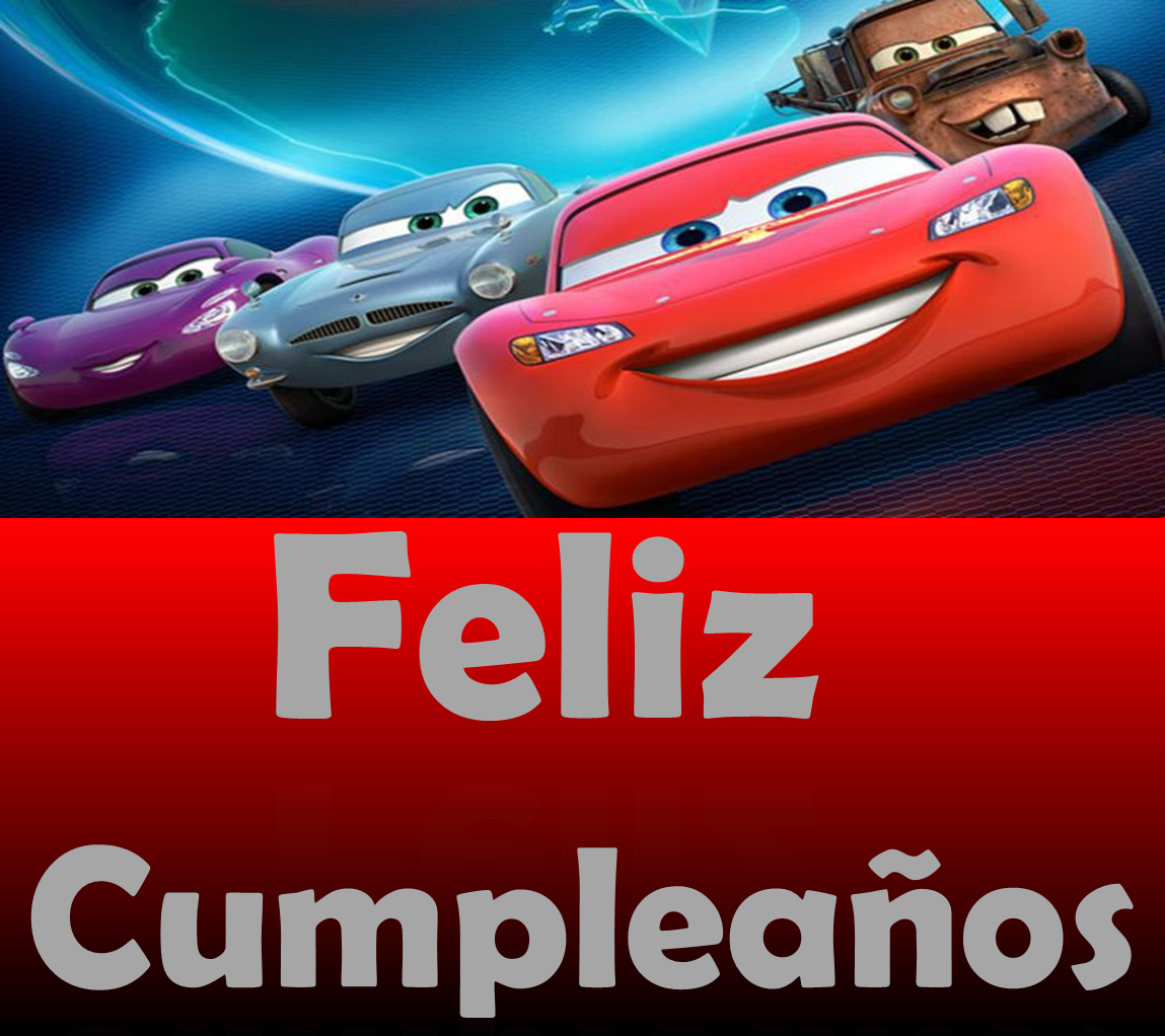 Kits imprimibles gratis : Imágenes de feliz cumpleaños Cars