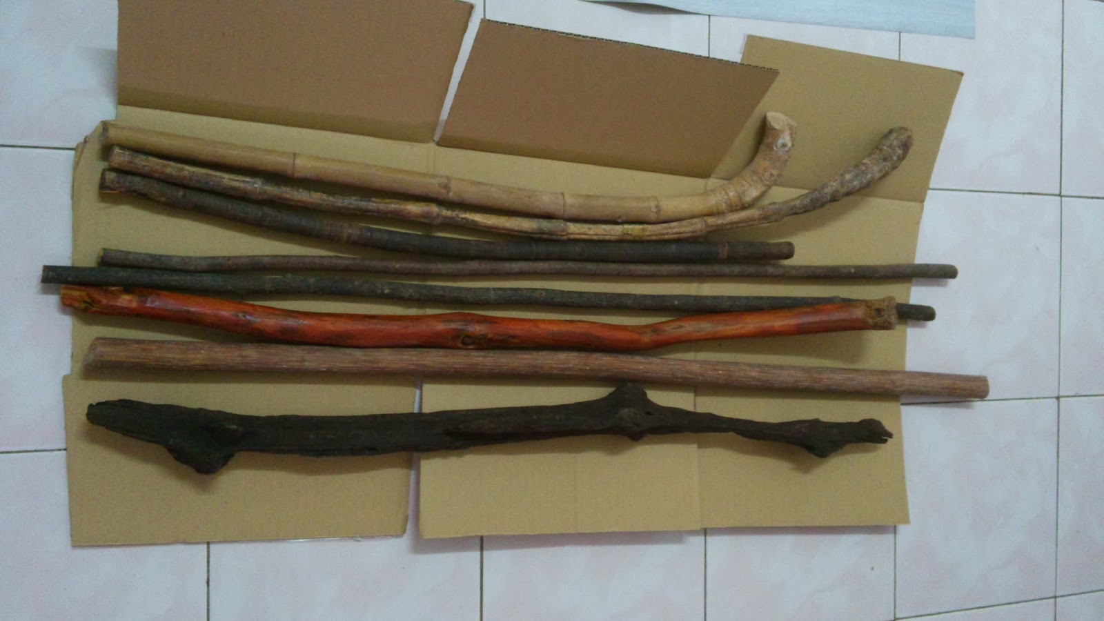 ZAMRUD TECHNOLOGY: Telah Dipos.... Aneka Tongkat: Kemuning Hitam, Ibor ...