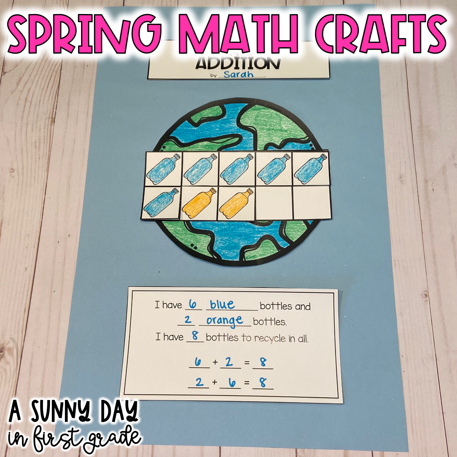 Spring Math Crafts | A Sunny Day in First Grade