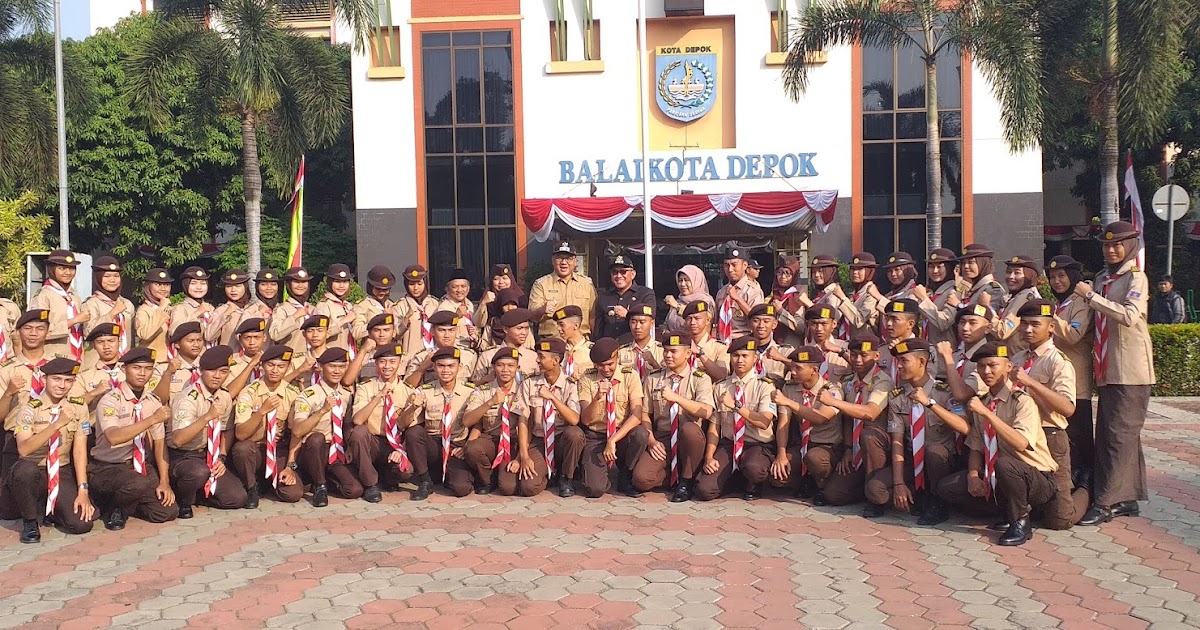 Walikota Lepas Pasukan Pengawal Panji Pramuka