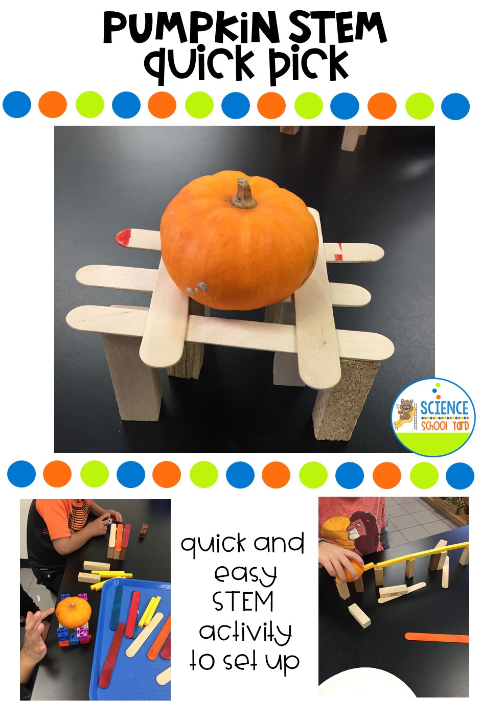 Pumpkin Time STEM Quick Pick - The Science School Yard