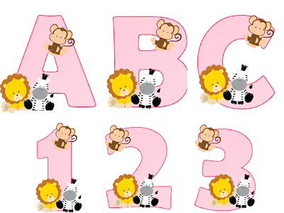 Kits imprimibles gratis : Abecedario de safari