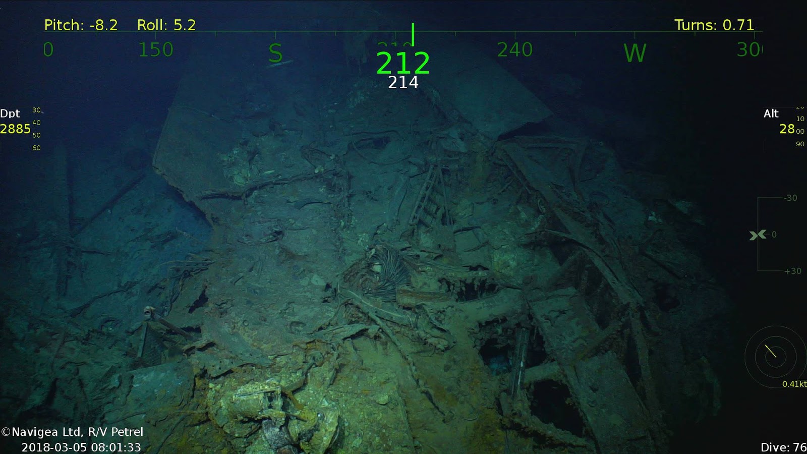 The Wreck of the USS Lexington, an Ongoing Analysis