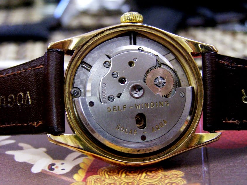 resting place: RARE COLLECTION - ROLEX SOLAR AQUA GENTS WRISTWATCH