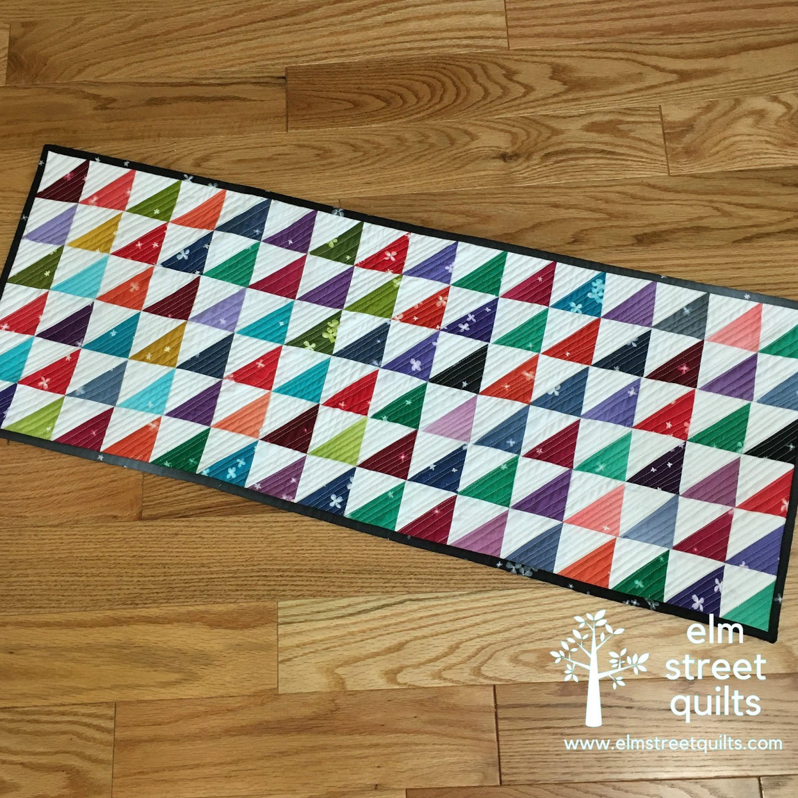 HST Scrappy Table Runner | Elm Street Quilts