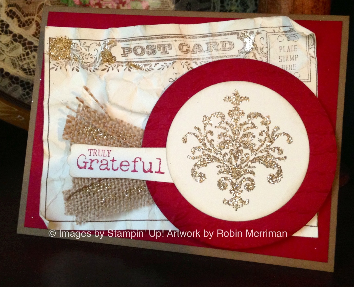 Trinity Designs: Truly Grateful Card