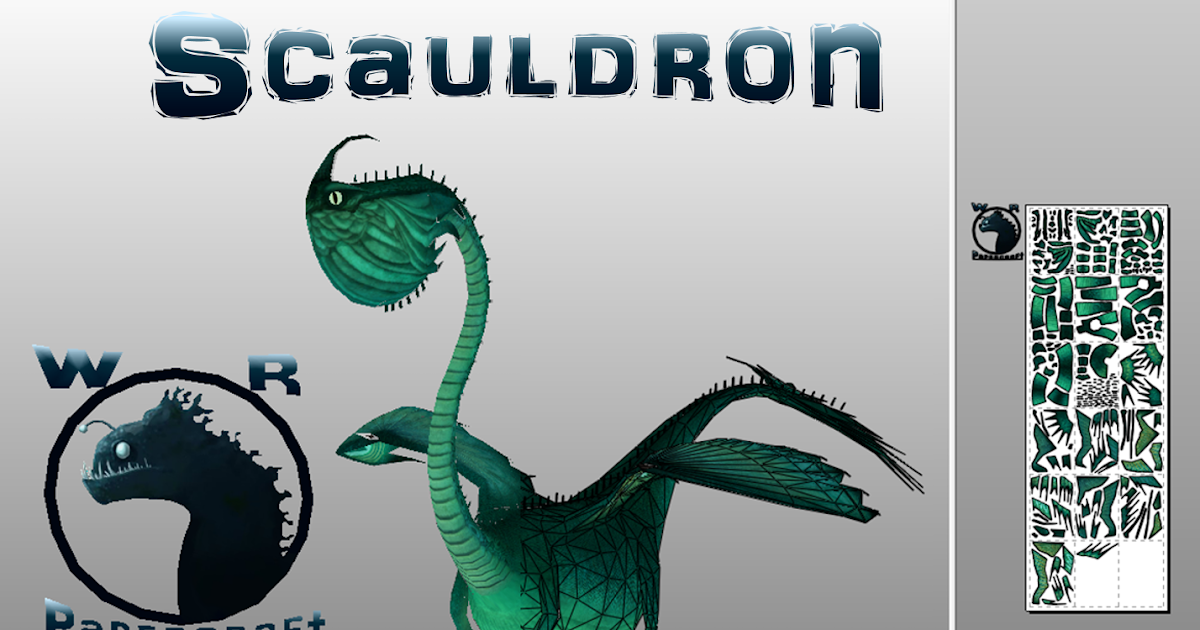 Scauldron Papercraft | W.R.Papercrafts