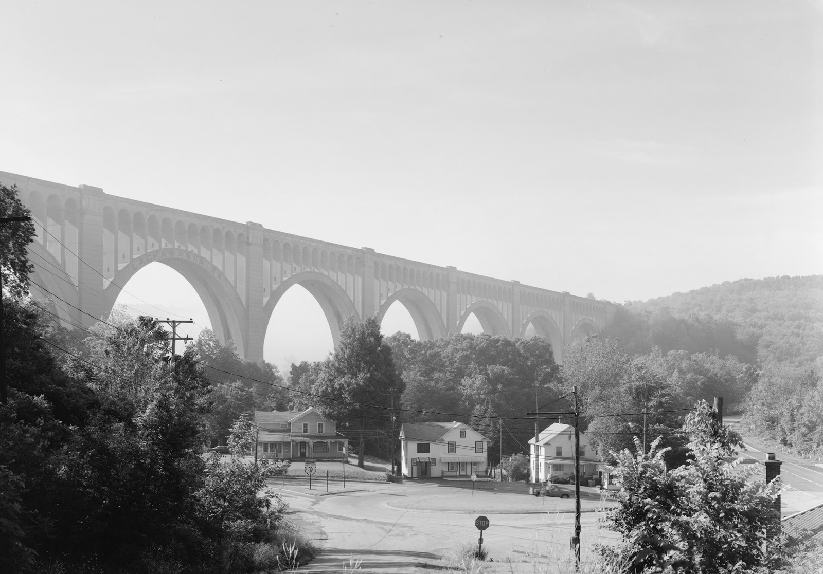 Industrial History: CP/DL&W Viaduct over Tunkhannock Creek at Nicholson, PA