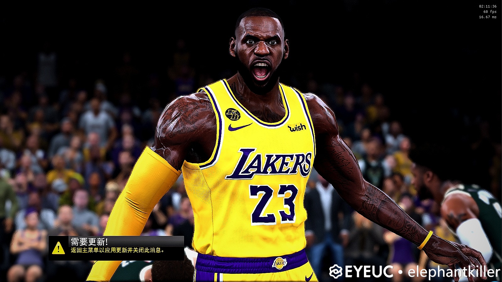 Lebron James Cyberface and Body Model by Elephant Killer [FOR 2K21]