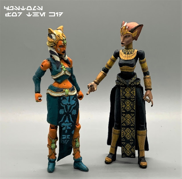 Customs for the Kid: CLONE WARS "QUEEN MIRAJ SCINTEL & CONVOR" created ...
