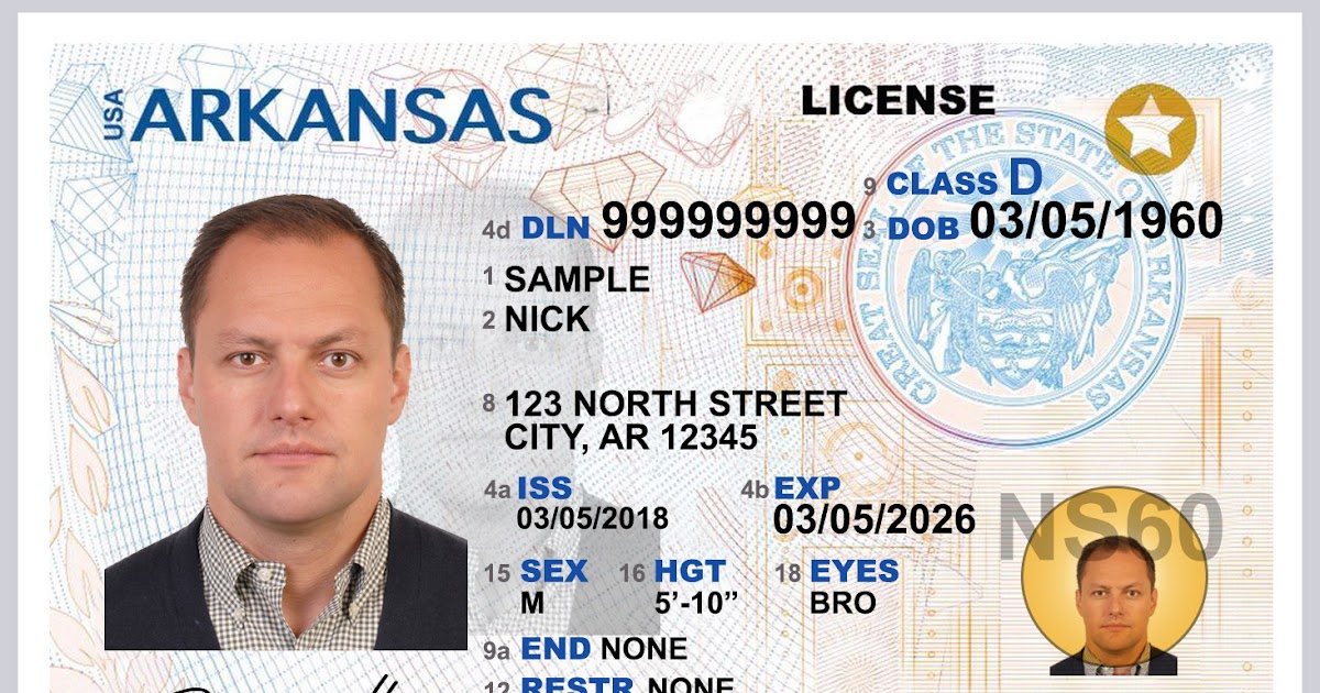 Fake Document Editing Services: Arkansas Driving Licence Template Free ...