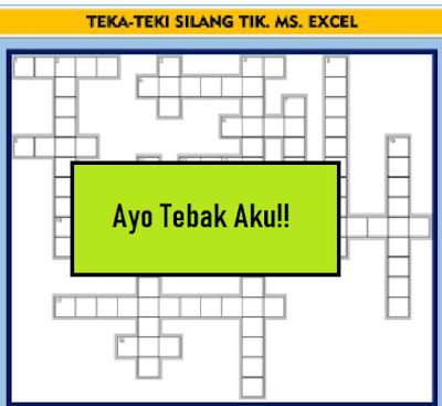 Teka-Teki Silang (TTS) Materi program Ms. Excel - Digilifeskills.com