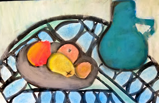 St. Mary's Art Room: 8th Grade Cezanne Inspired Still Life Paintings