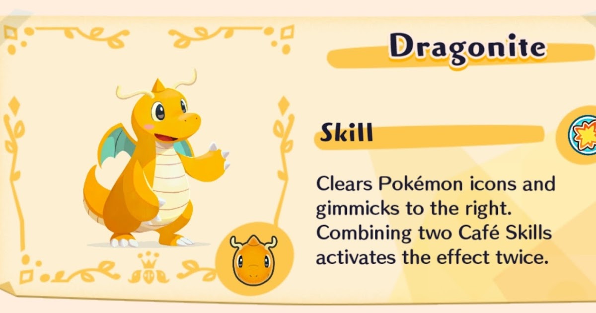 Pokémon Café Mix: Special Customer Dragonite Returning