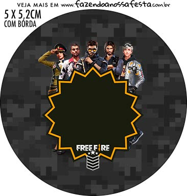 Free Fire: Toppers o Etiquetas para Candy Bar para Imprimir Gratis ...