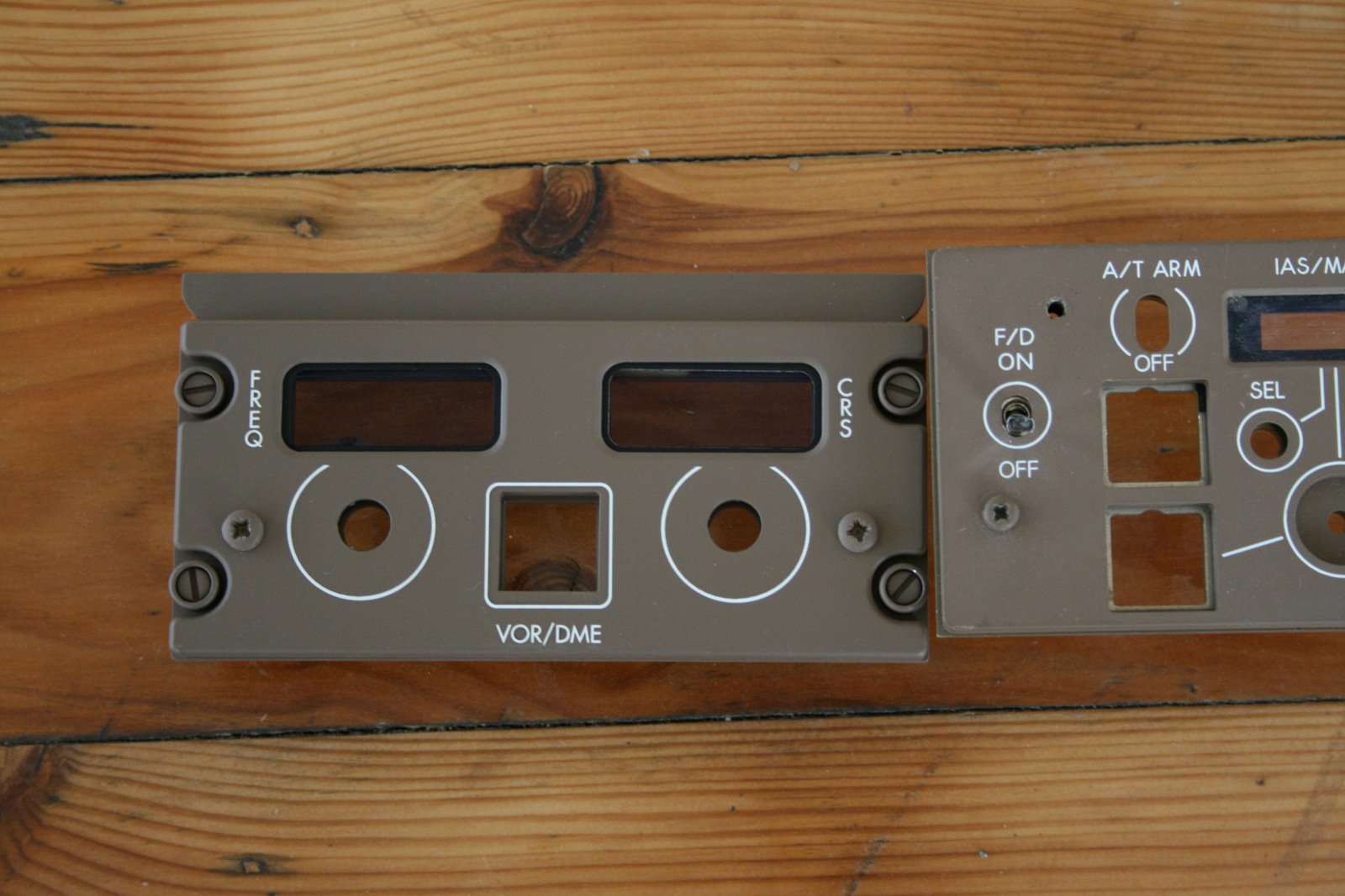 Boeing 767-332ER Project: OEM and Custom made panels together.