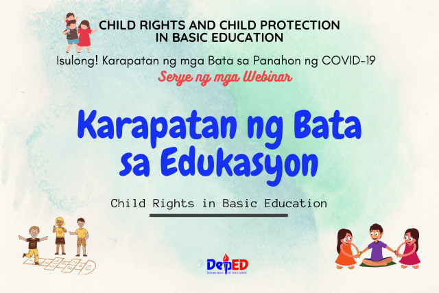 DepEd to conduct child rights, child protection in basic education ...