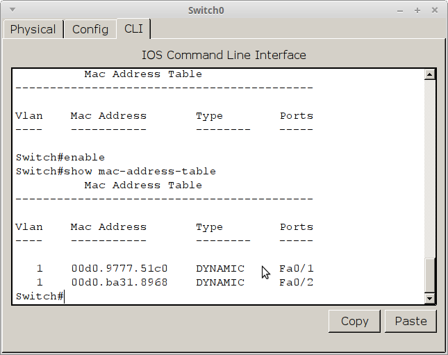 Konfigurasi Mac Address Table Dynamic Dan Static Pada Cisco PaketTracer ...