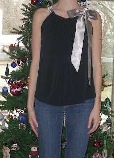A Crafting Disaster: "Simple" Bow Tie Top- Complete!
