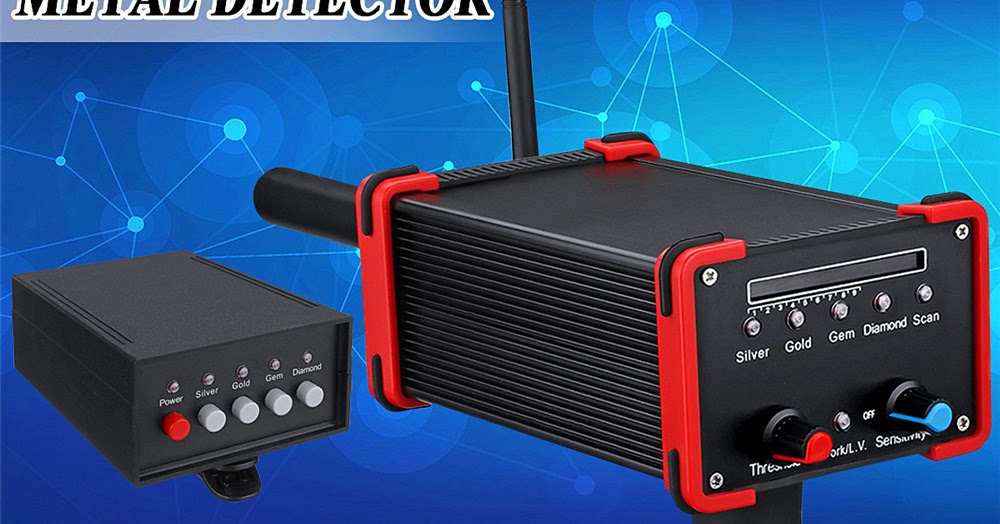 GR-100 Mini Underground Metal Detector Locator Gold Wide Range Mineral ...