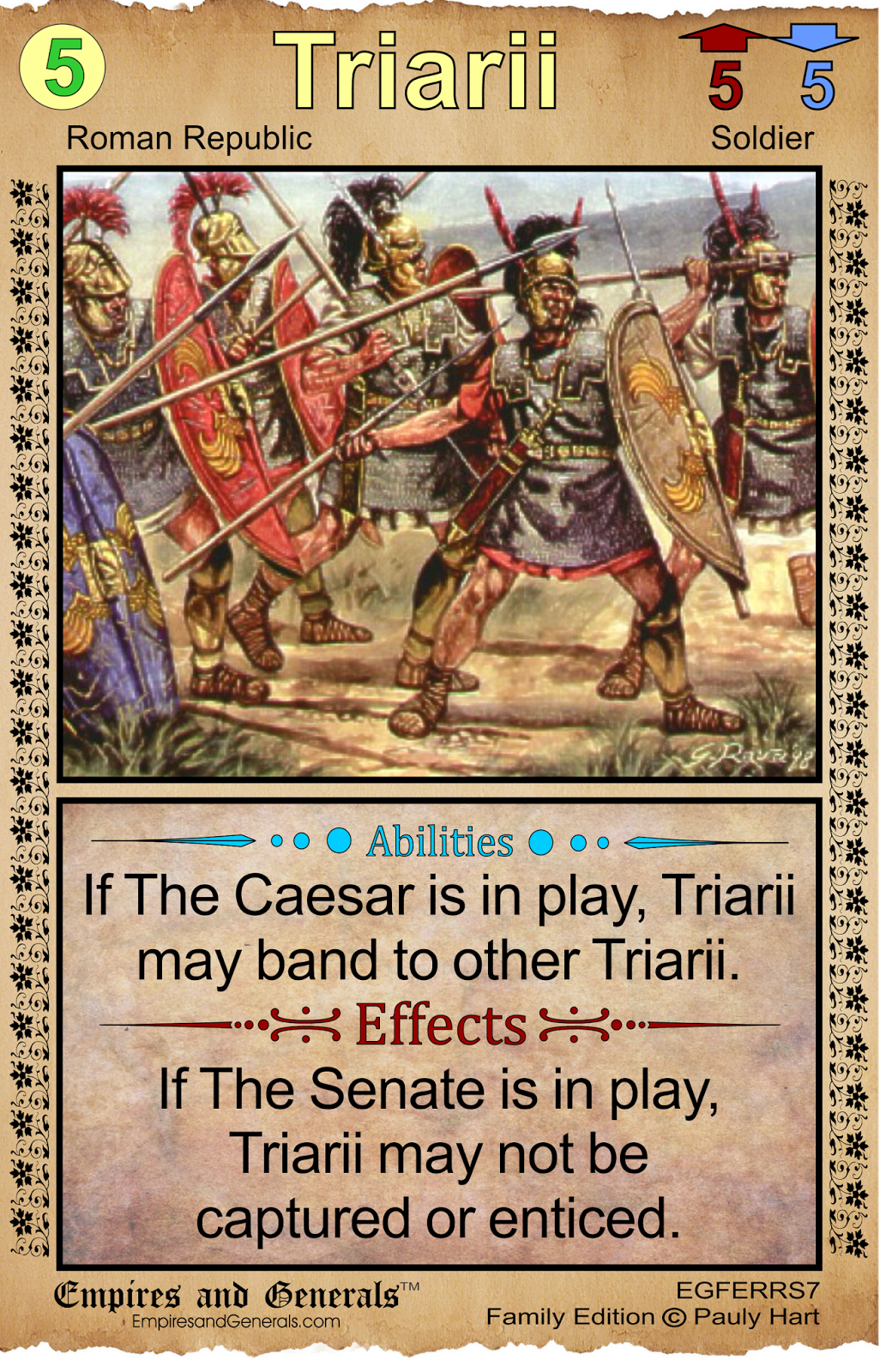 Soldier Cards | Empires and Generals Roman Republic