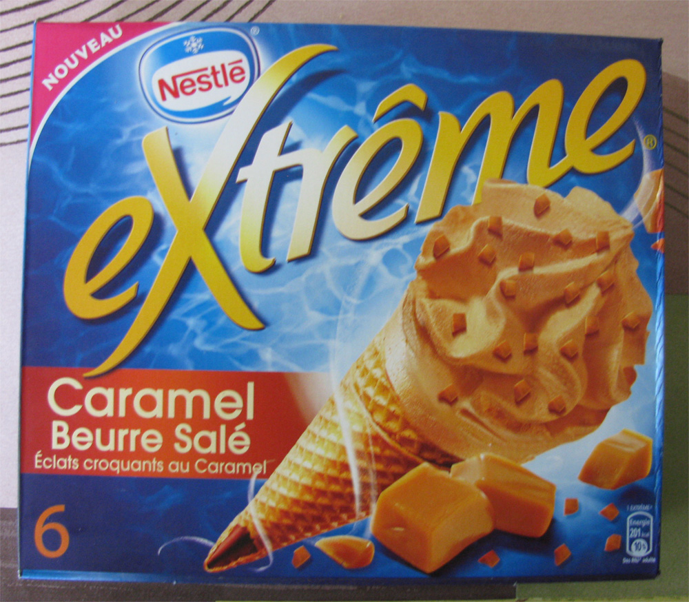 La dent de Sophie: Glace eXtrême caramel beurre salé