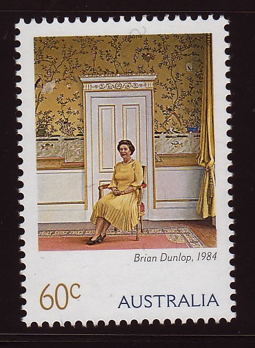 Art on Stamps: Brian Dunlop - Queen Elizabeth II