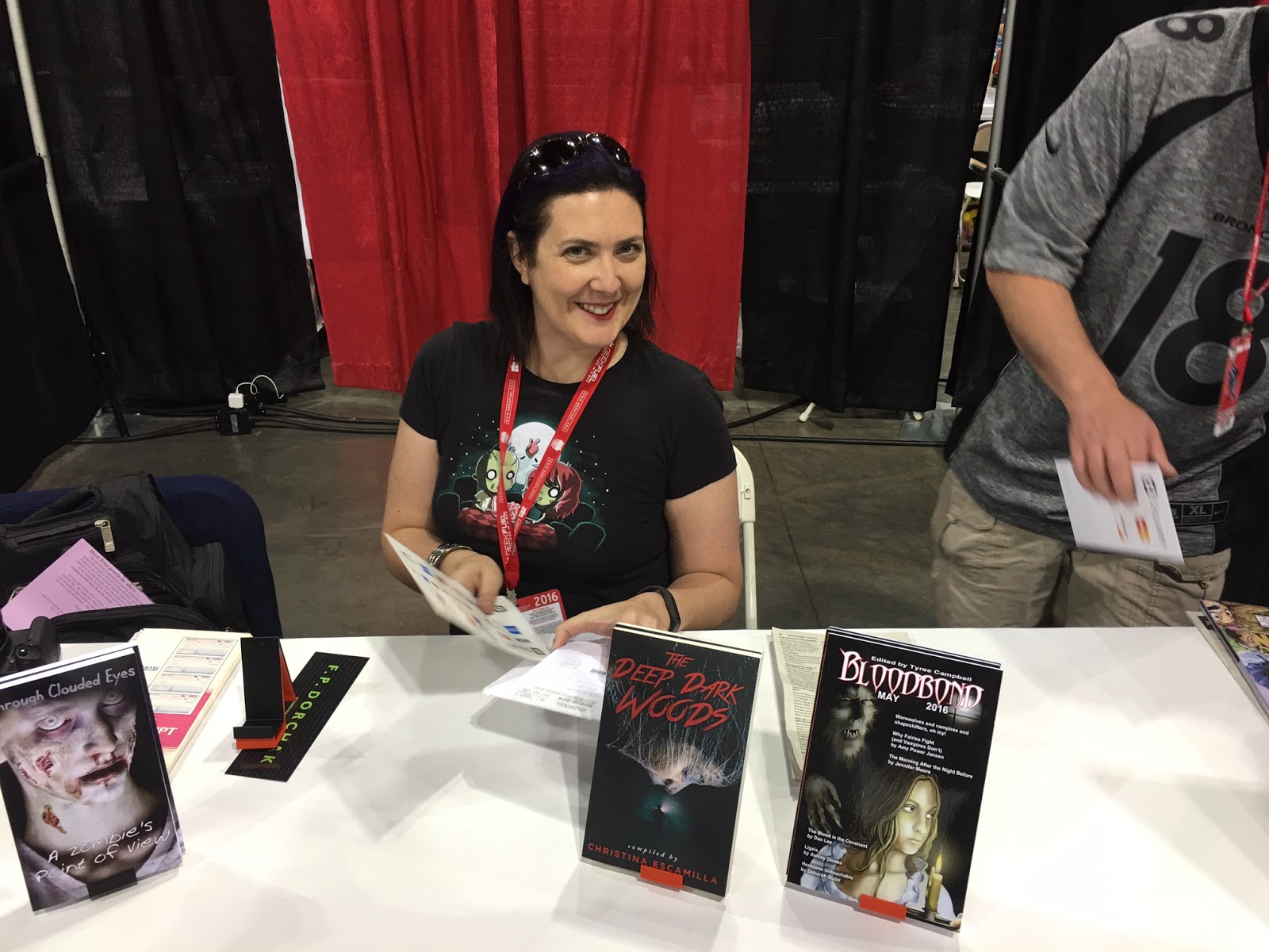 The Warrior Muse: Setting up a Book Signing Table