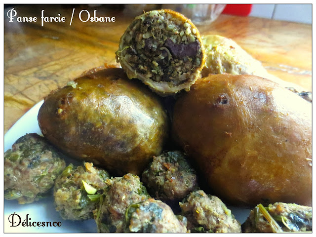 Délices and co: OSBANE - BAKBOUKA - DOUARA (PANSE FARCIE)