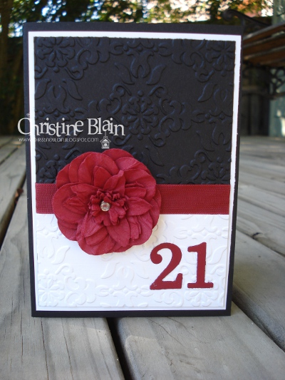 HAPPY HEART CARDS: 21st BIRTHDAY CARD