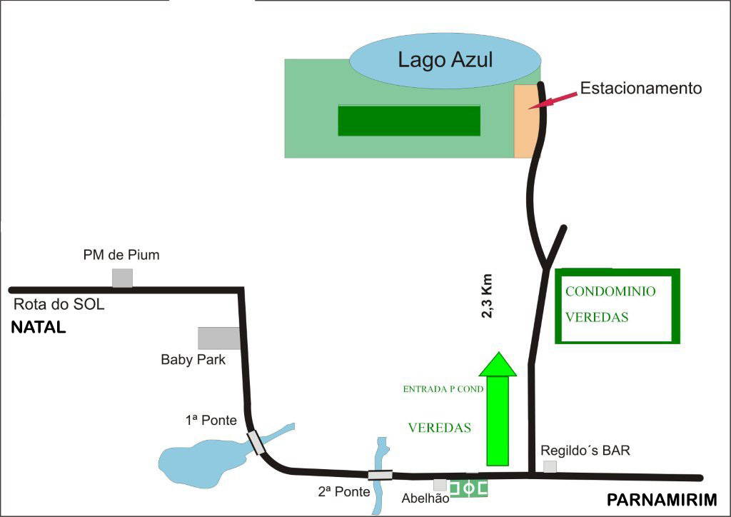 Instituto Espiritual Caminhos de Luz: LAGO AZUL - MAPA
