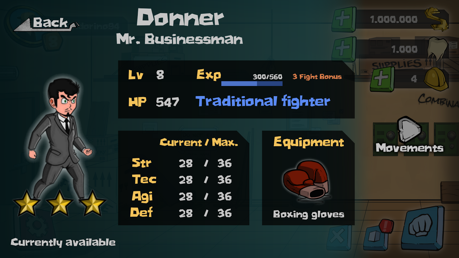 Urban Fighters, Fighter Types and Statistics news - ModDB