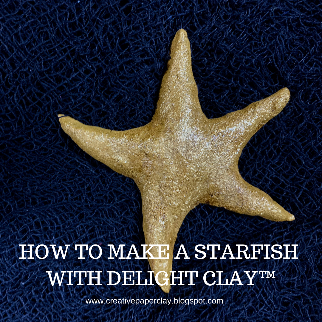 Creative Paperclay® air dry modeling material: A Starfish Wall Hanging ...