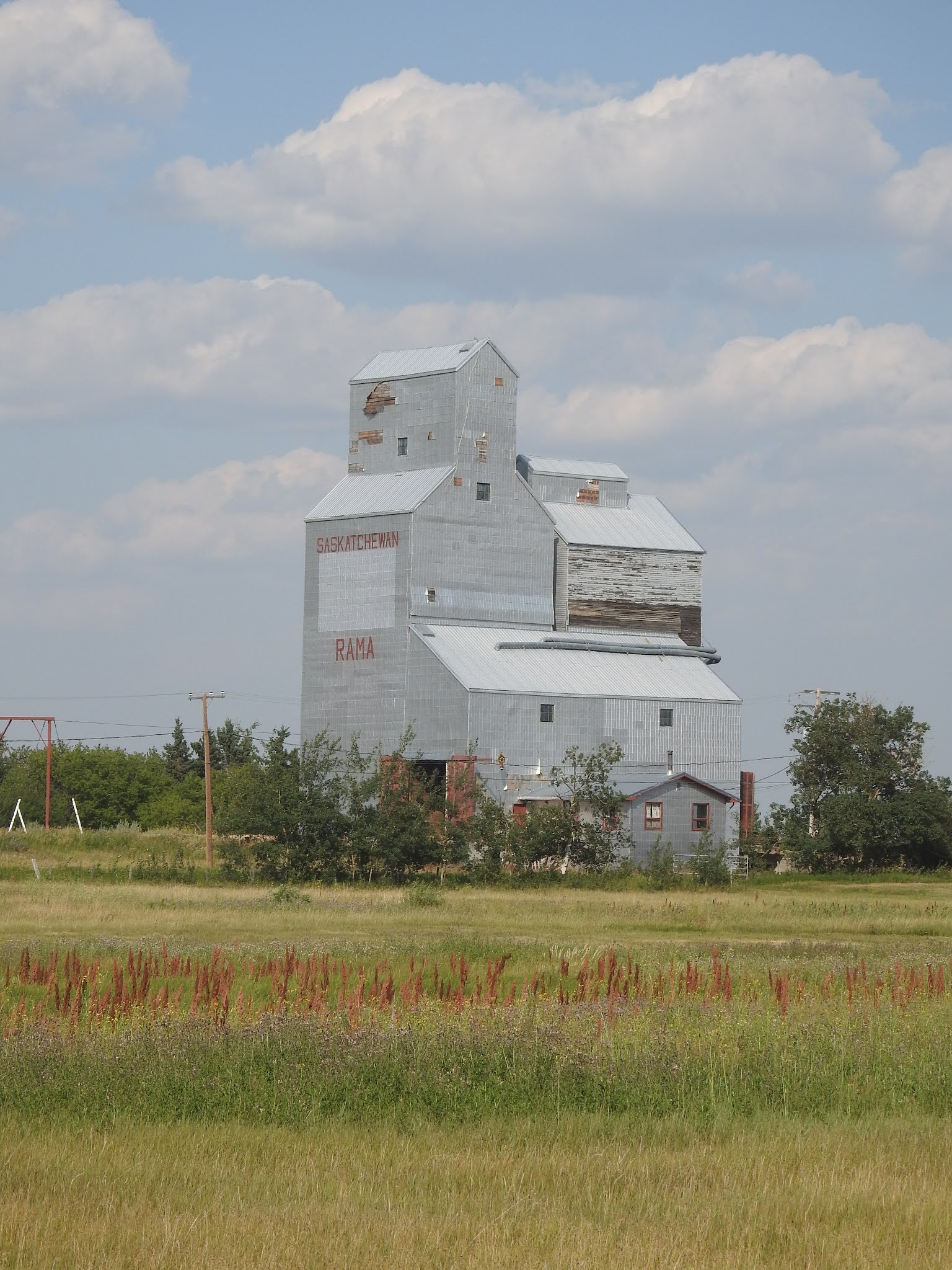 The view from here: Rama, Saskatchewan elevator