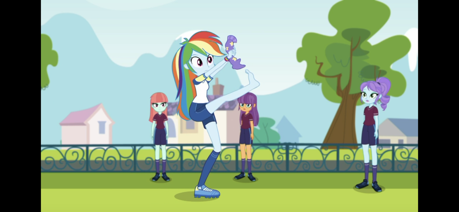 Anime Feet: Equestria Girls: Rainbow Dash