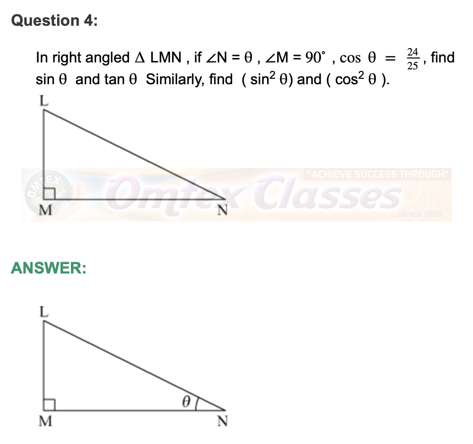 Education: Chapter 8 - Trigonometry Mathematics Part II Solutions for ...