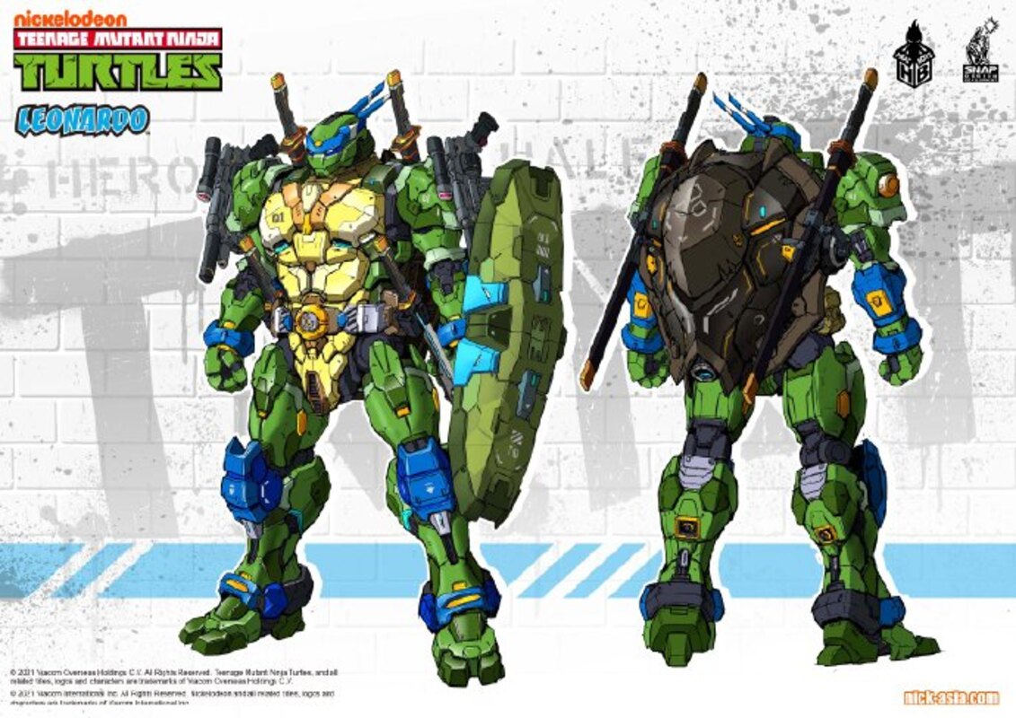 NickALive!: Teenage Mutant Ninja Turtles Mecha Figures in Development ...