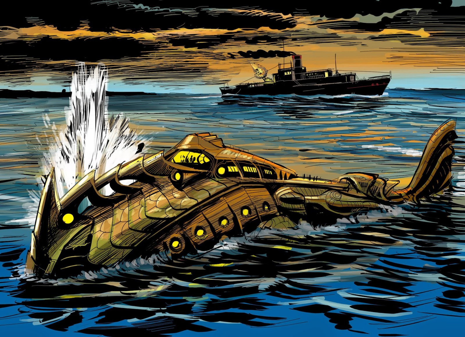 El hacedor de sueños: La biblioteca del Nautilus en 'Veinte mil leguas ...