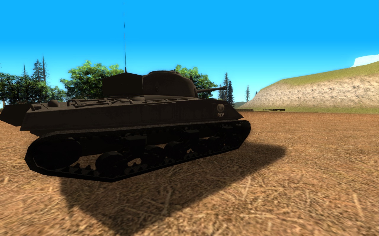 Mods Militares para GTA San Andreas: M4 Sherman Paraguayo